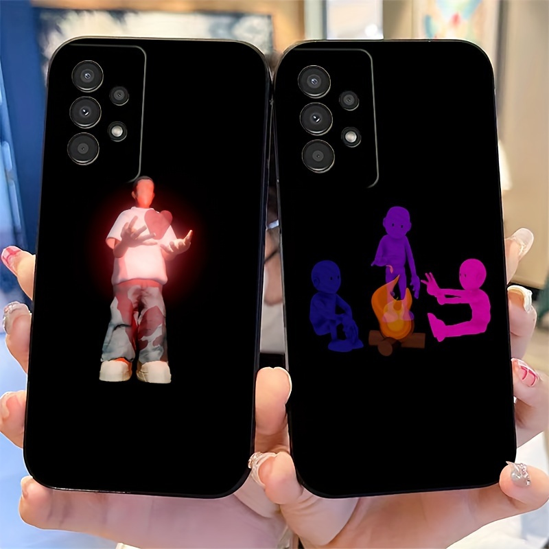 Black Phone Case Samsung Galaxy A04/a - Temu Australia