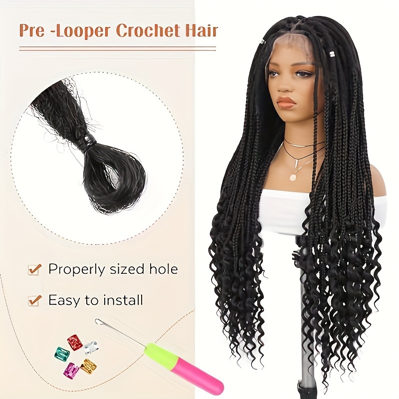 Box Braided Dreadlock Extensions Men Pre - Temu