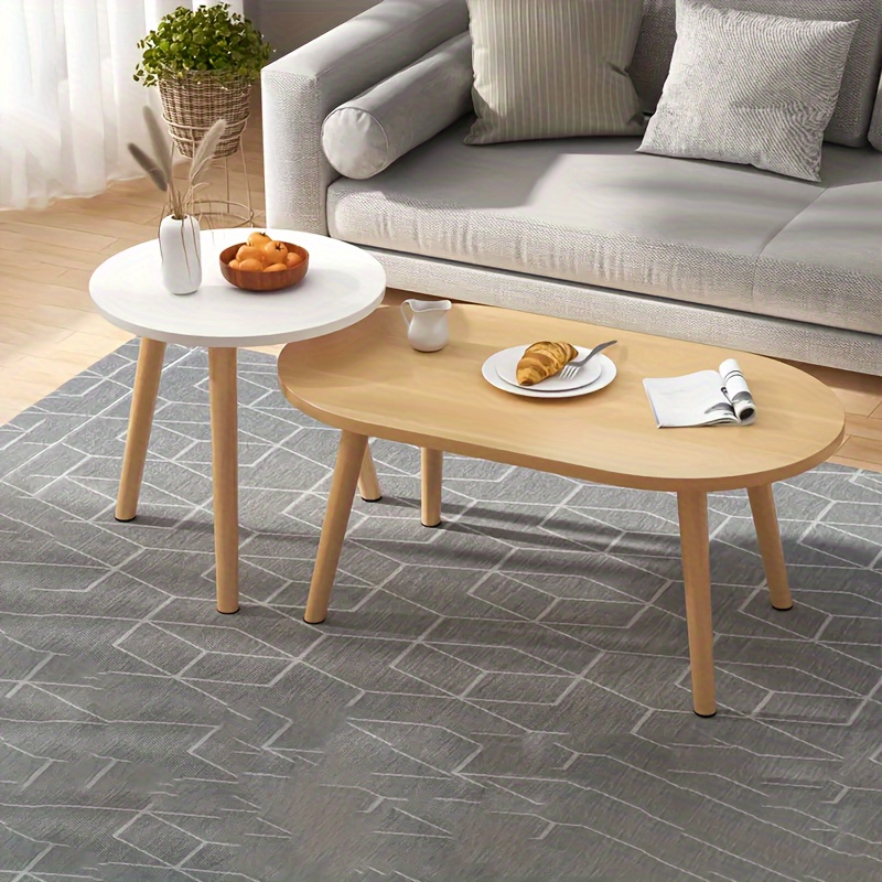 W X . D X . H) Wood Top Coffee Table - Temu