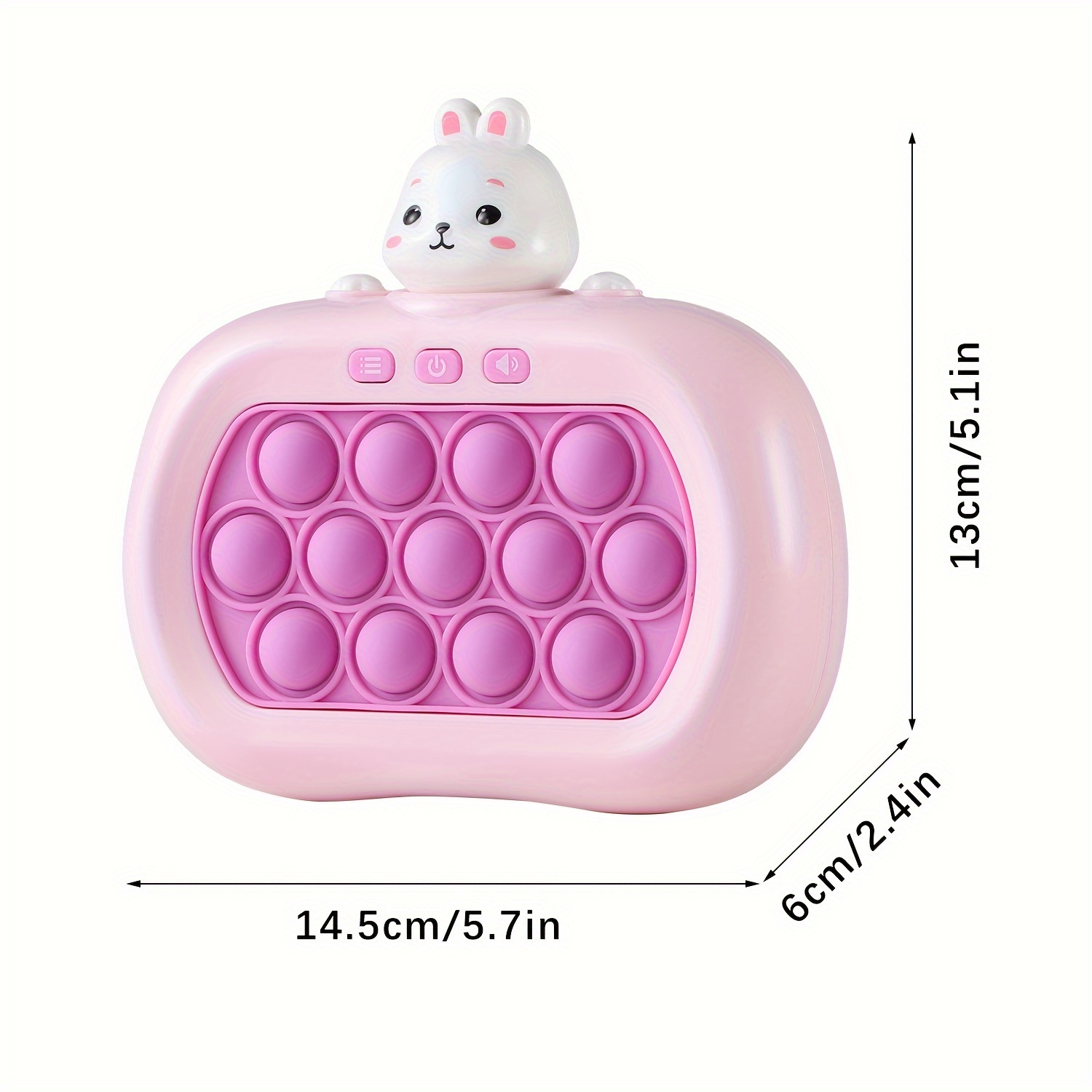 Interactive Pop Fidget Toy Bunny Design Brain Training Logic - Temu