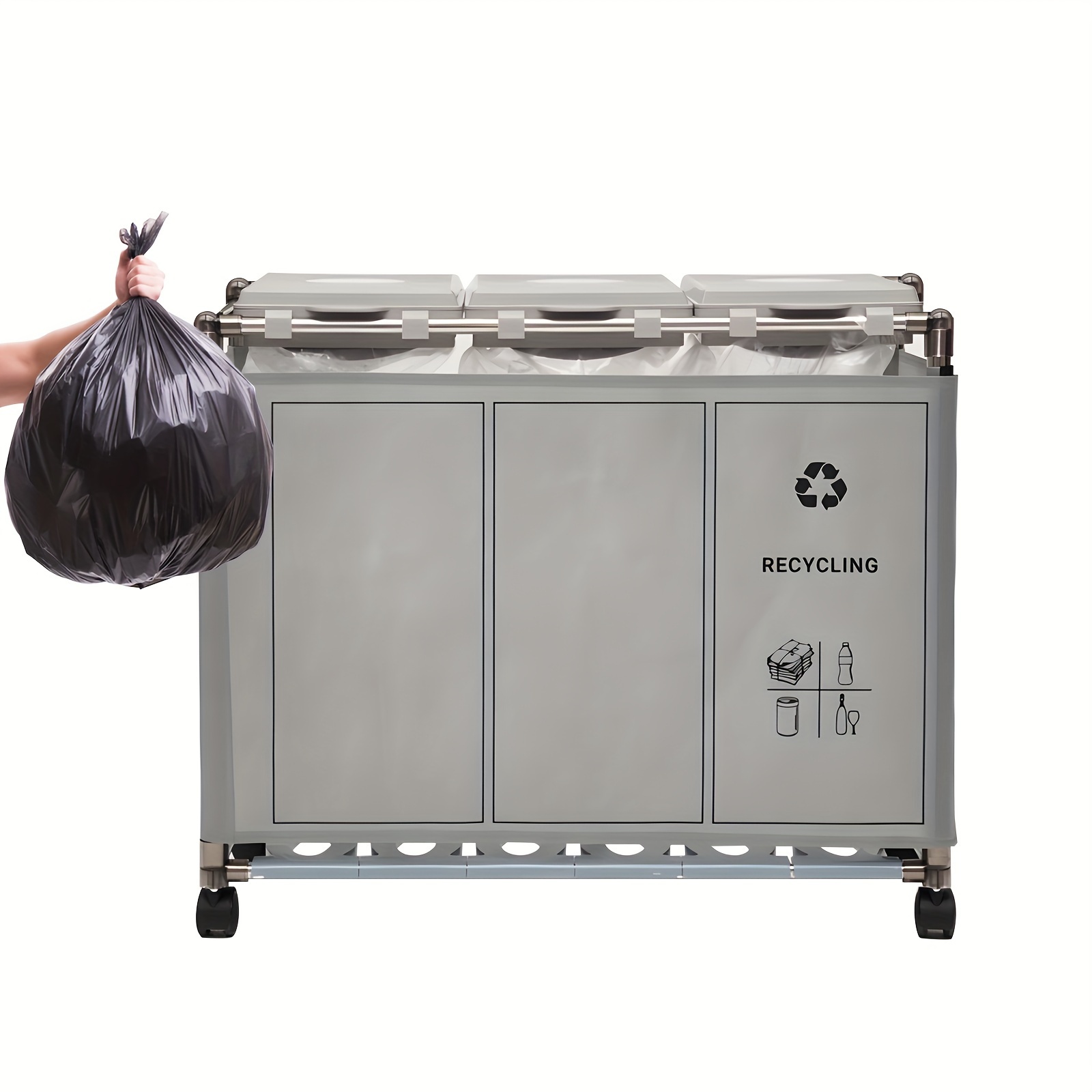 Outdoor Recycling Bin sold on Temu Australia