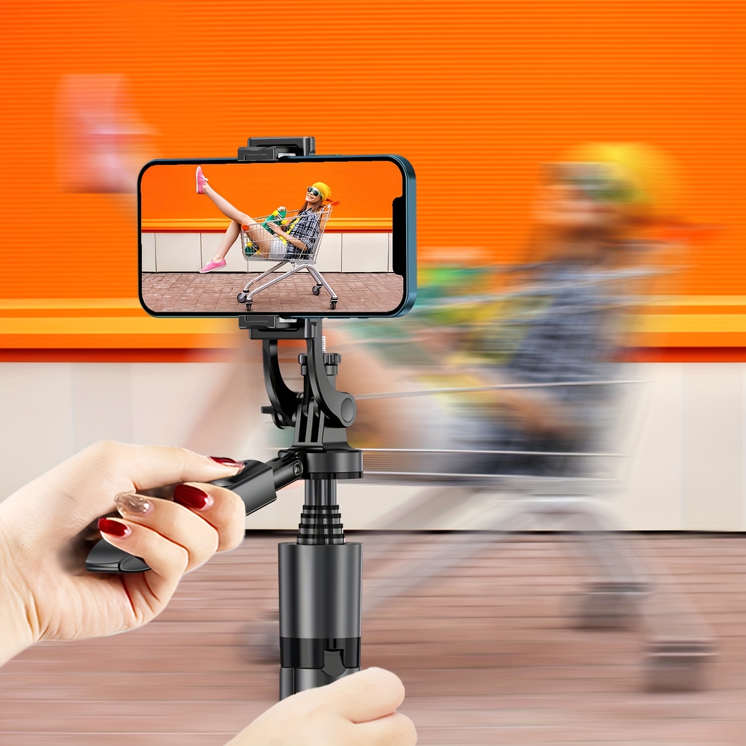 in one Selfie Stick Tripod Wireless Remote Iphone Android - Temu