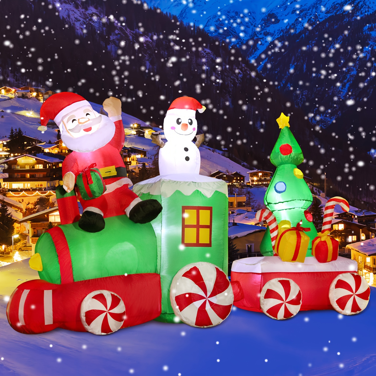 christmas inflatable sold on Temu United States