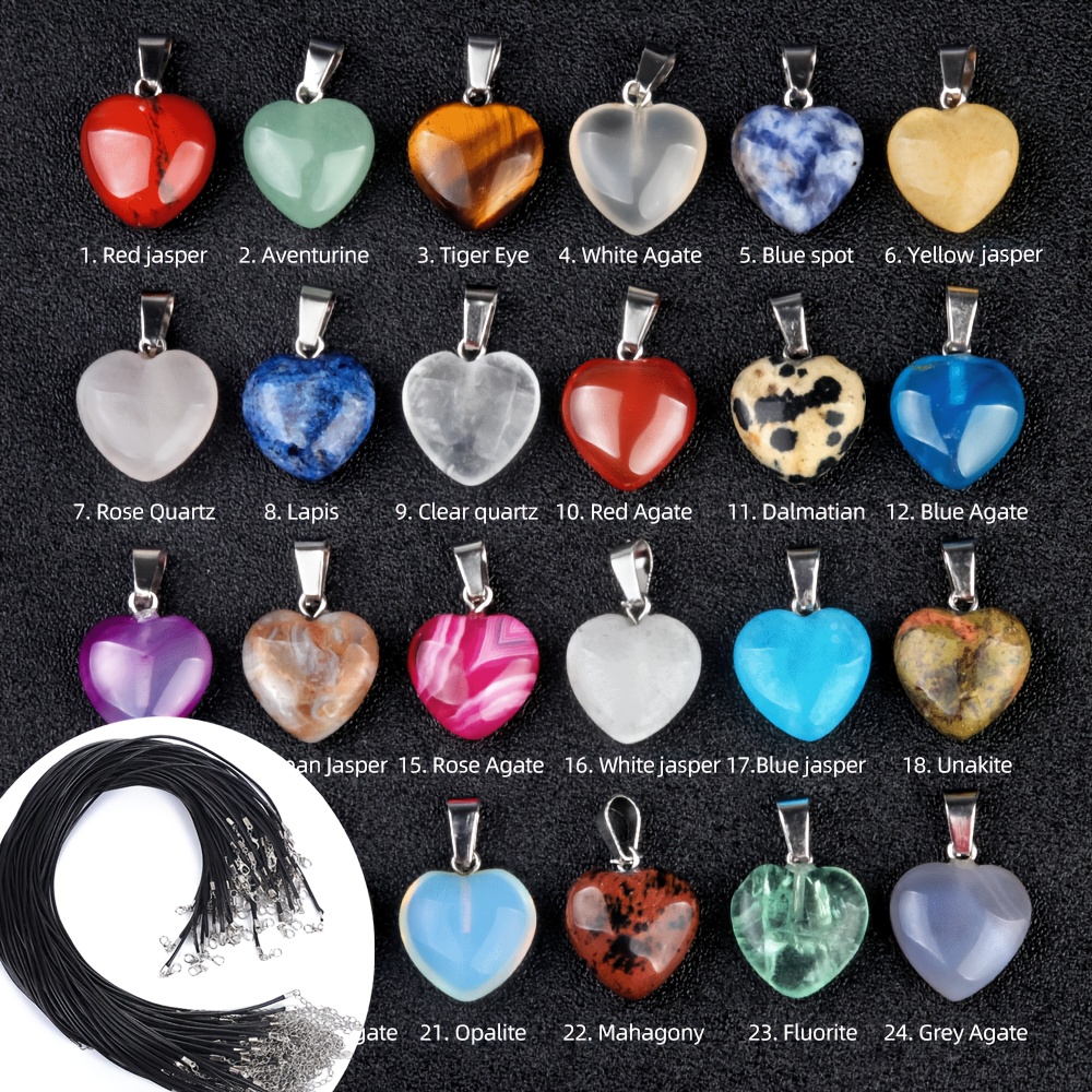 natural stone jewelry sold on Temu United States