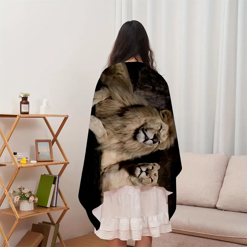 Lion Printed Breathable Beach Towel Soft Comfortable Bath - Temu Canada Lion Printed Breathable Beach Towel Soft Comfortable Bath - Temu Canada