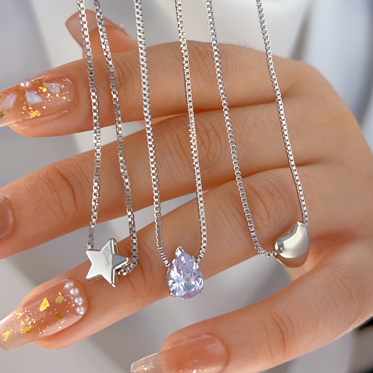 Simple korean necklace store