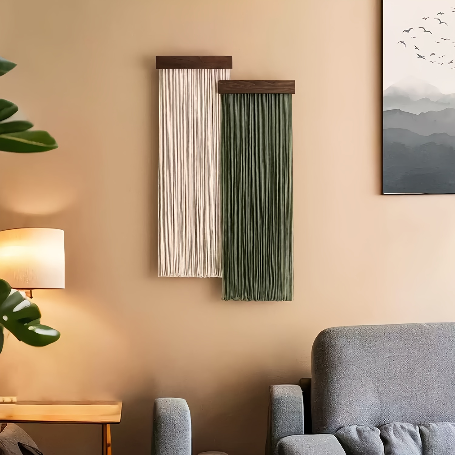 boho art wall decor sold on Temu United States