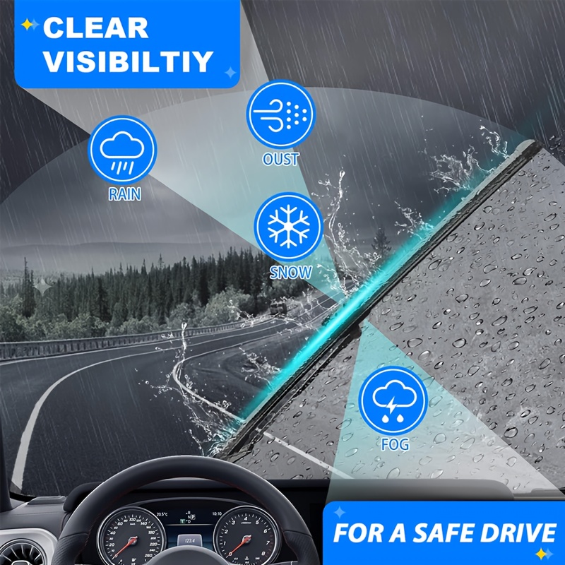 Ultra-quiet Multi-function Car Wiper - Boneless Design, Hd Clarity ...