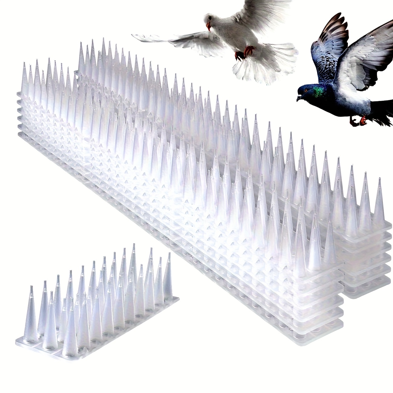 plastic bird spikes sold on Temu United States