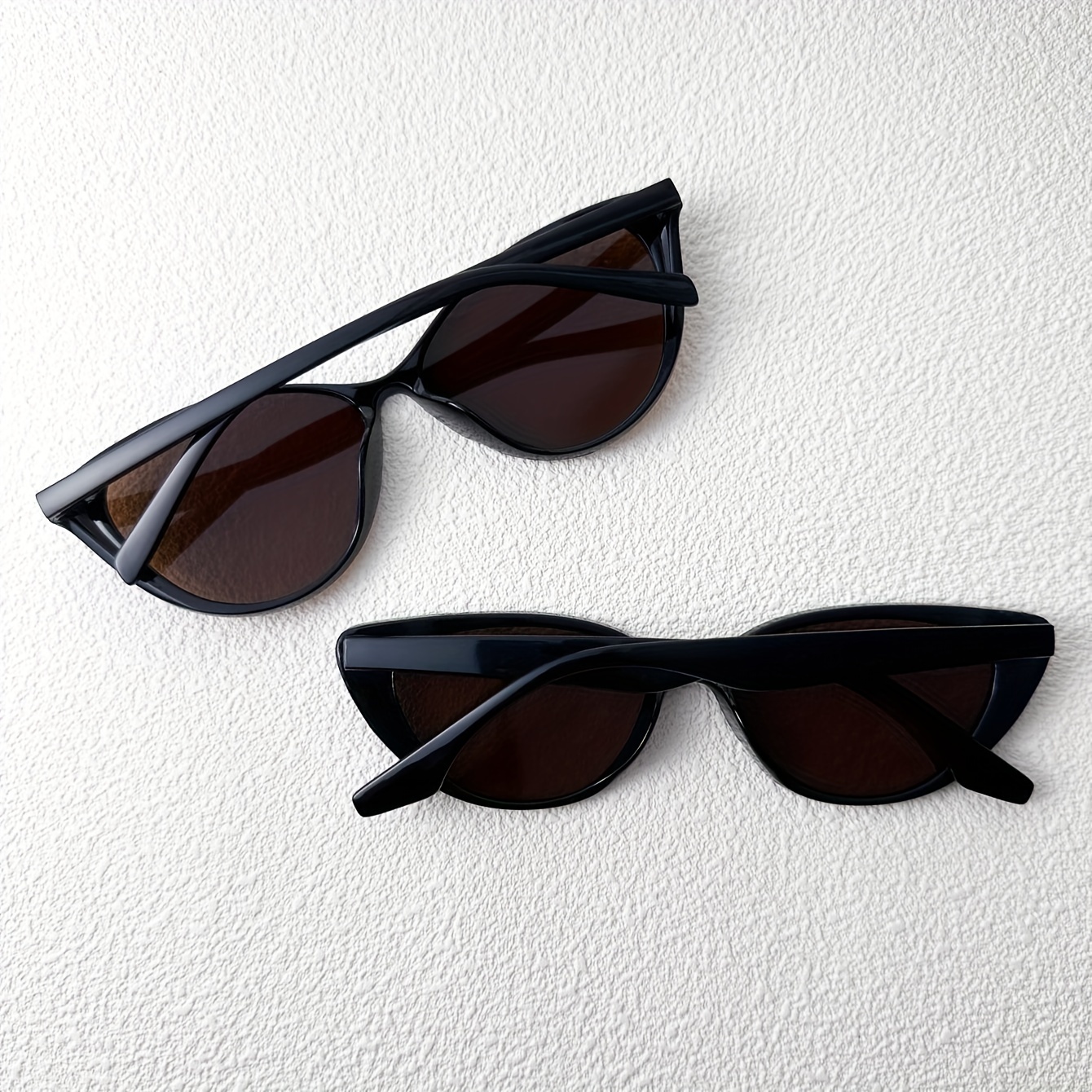 2 Pcs Sporty Cat Eye Polarized Glasses For Women Pc Frame And Lens