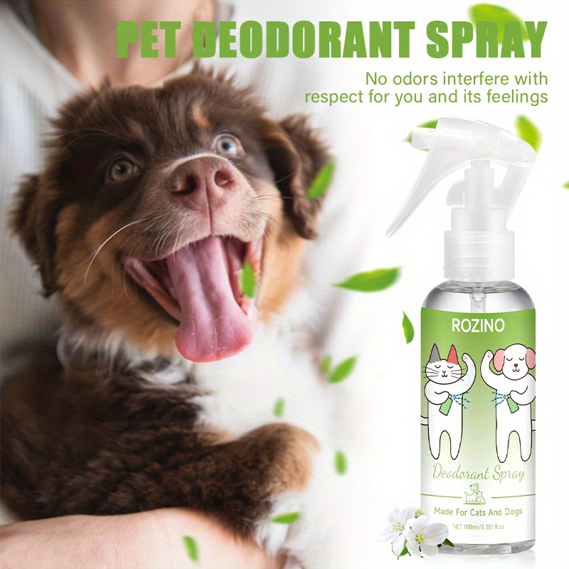 3.38oz Pet Deodorization Spray, Containing Jasmine Extract Ingredients ...