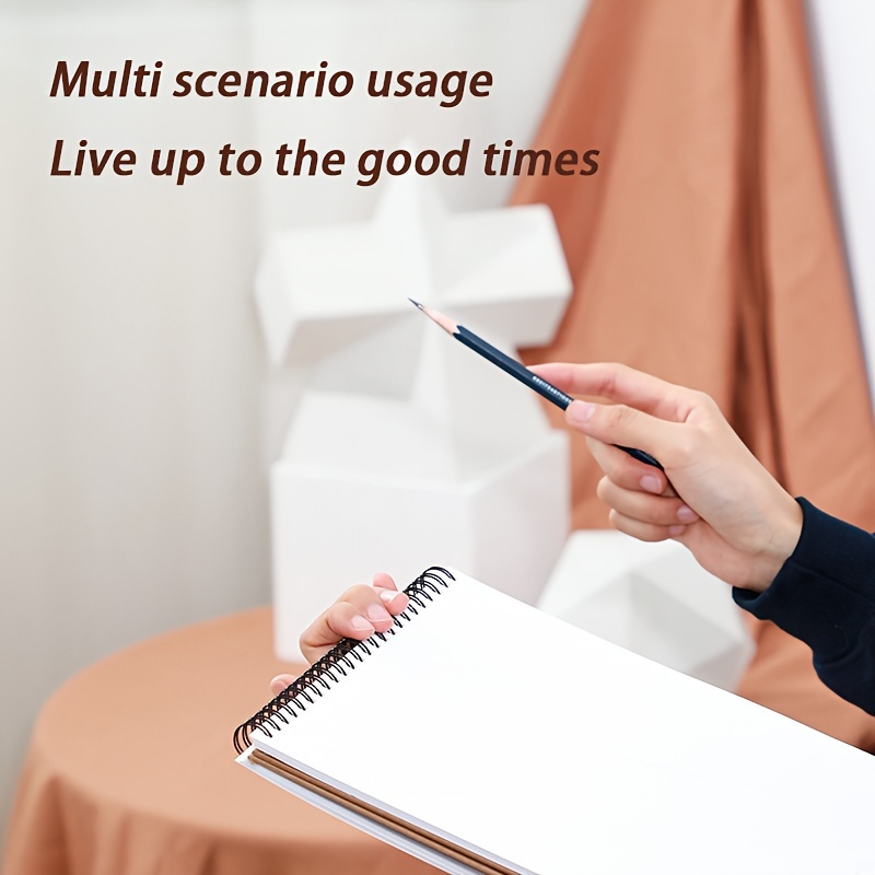 Pencil Set Set 1 Pencil 1 Art Paper Pad Erasers - Temu