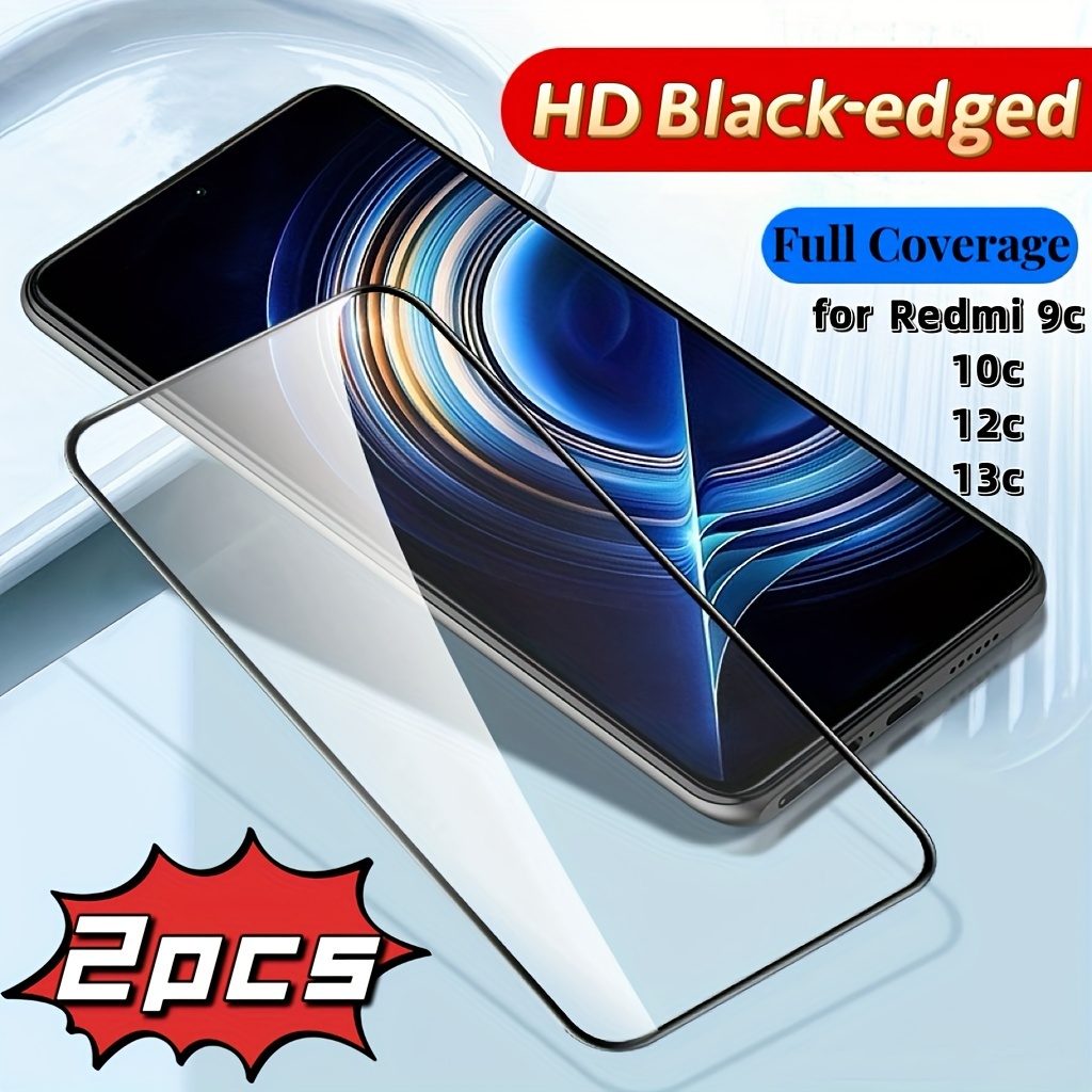 حامي شاشة زجاجي مقوى بحواف سوداء بتغطية كاملة لهاتف Xiaomi - Temu Saudi ...