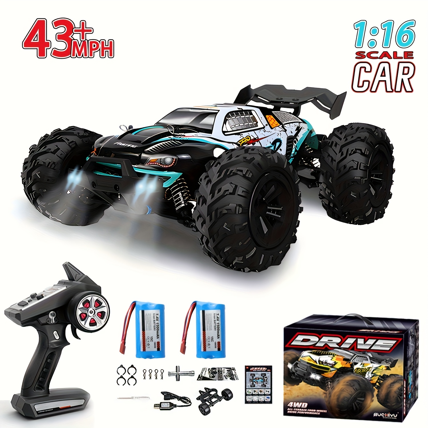 rc cars sold on Temu United States