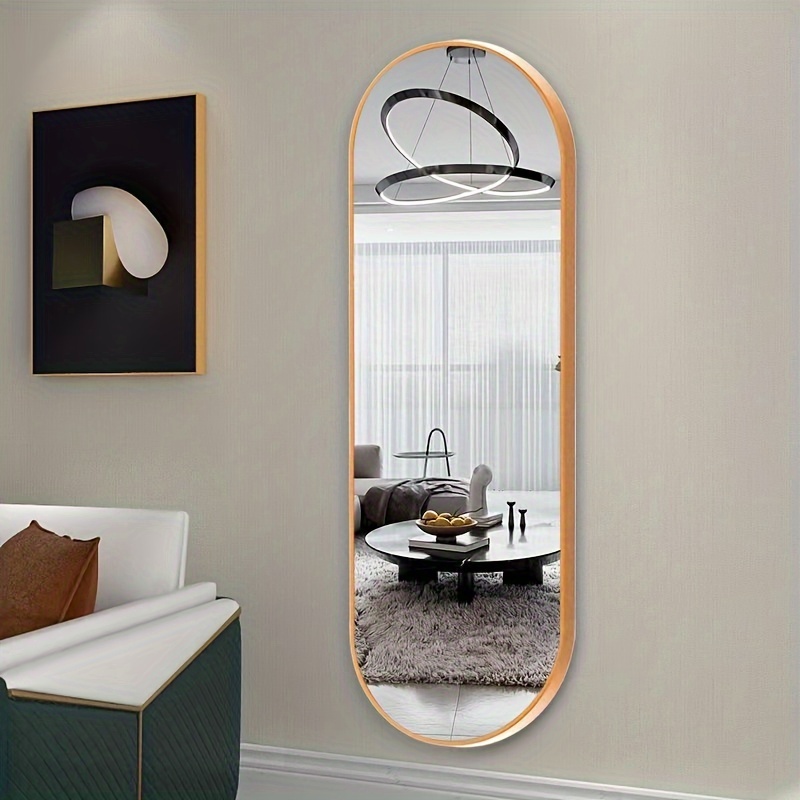shatterproof full length wall mirror self metal - Temu