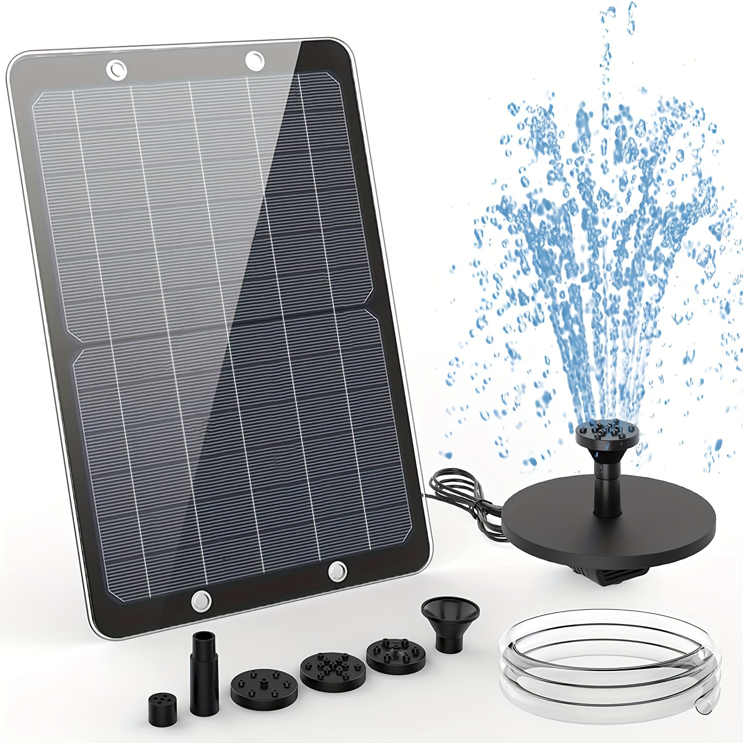 Solar Water Pump Kit Solar Powered Water Fountain Pump 6 - Temu Canada