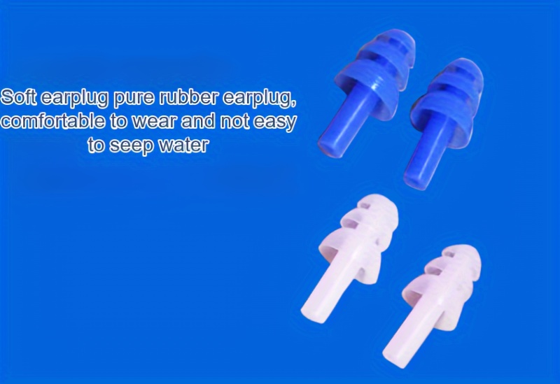 Silicone Swimming Earplugs Nose Clip Plugs Waterproof - Temu Canada