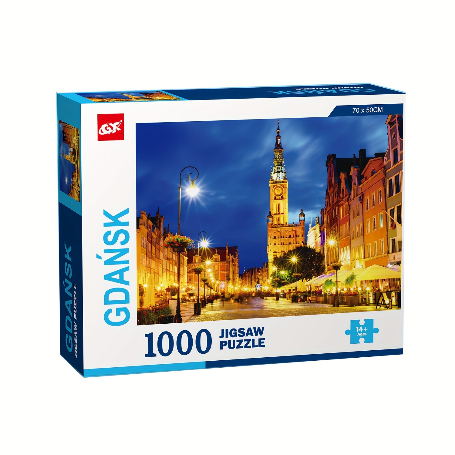 Gdansk 1000 Pieces Puzzle Thick And Durable Seamless Puzzles For Adults ...