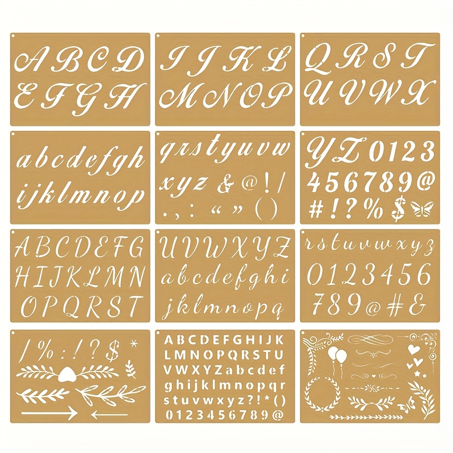 cursive alphabet sold on Temu United States