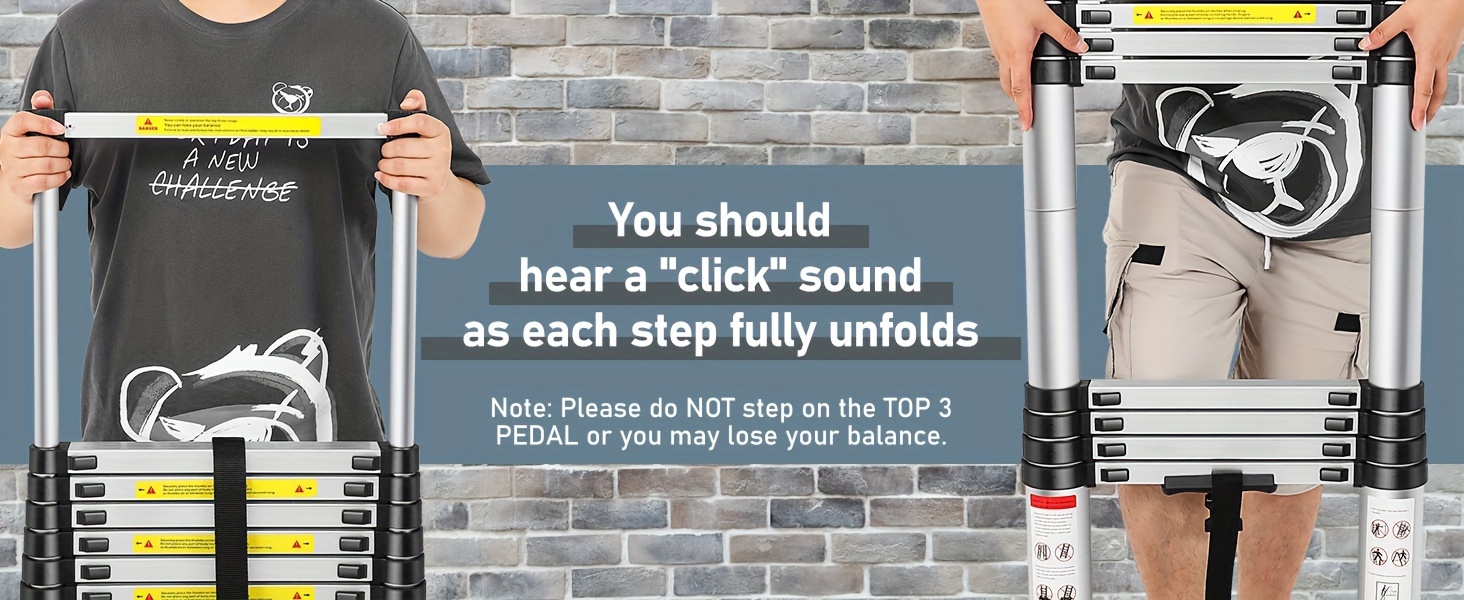 Telescoping Ladder Telescopic Extension Ladder Aluminum - Temu