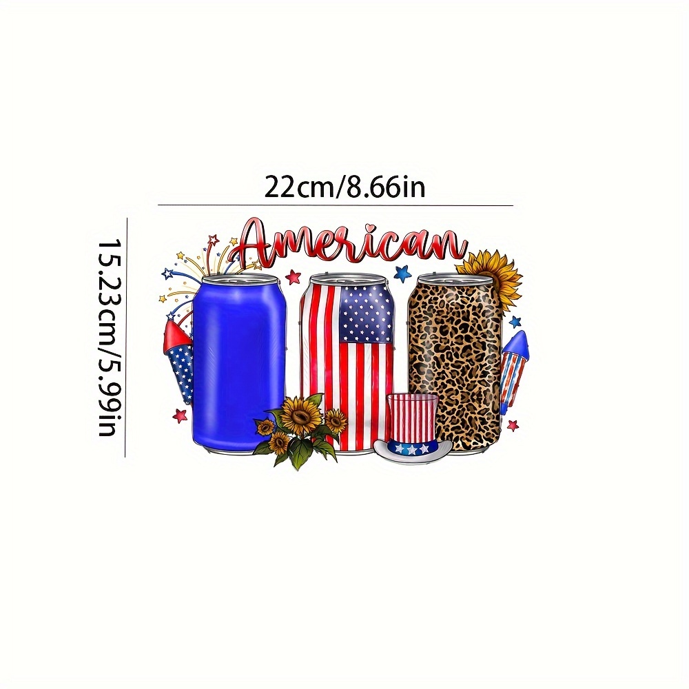 Classic American Graphics Diy Iron Transfer Stickers T - Temu Canada