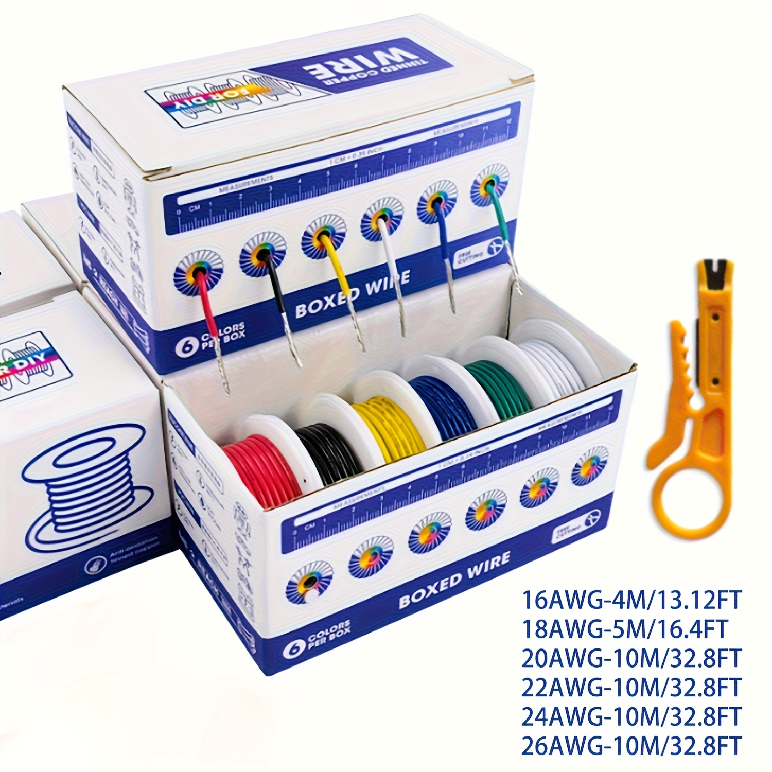 22 Awg Wire 22 Gauge Solid Wire 300V PVC Electrical Wire 22AWG... 24 ...
