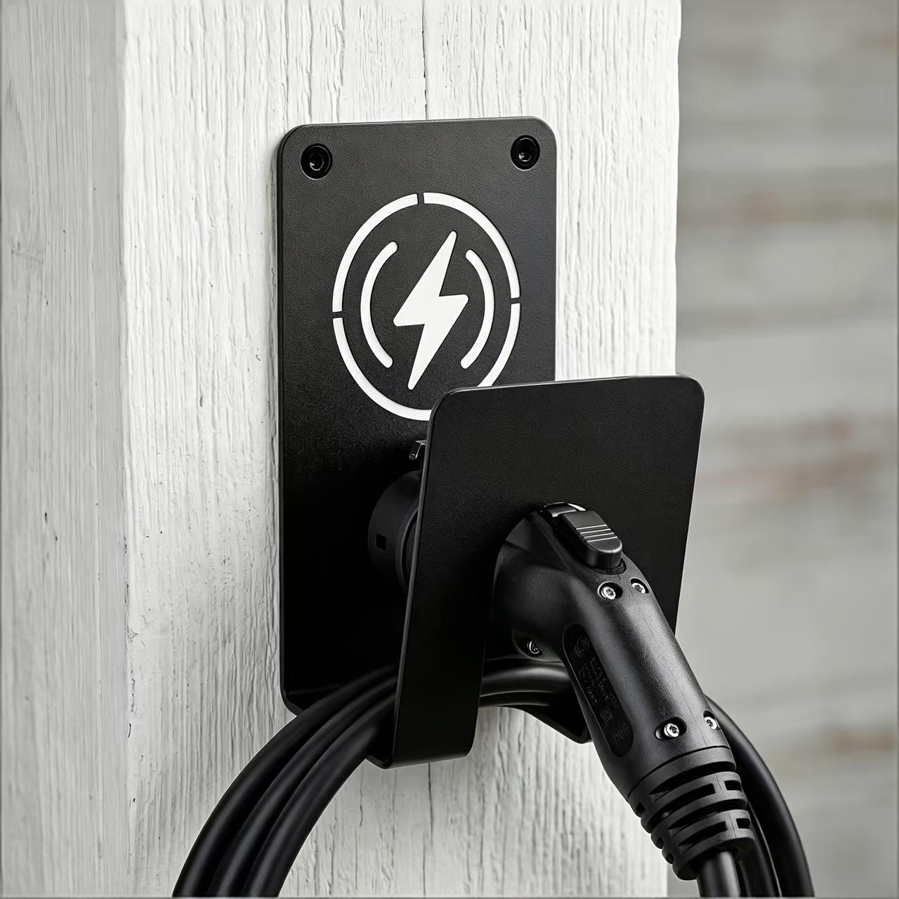 ev charging holder sold on Temu United States
