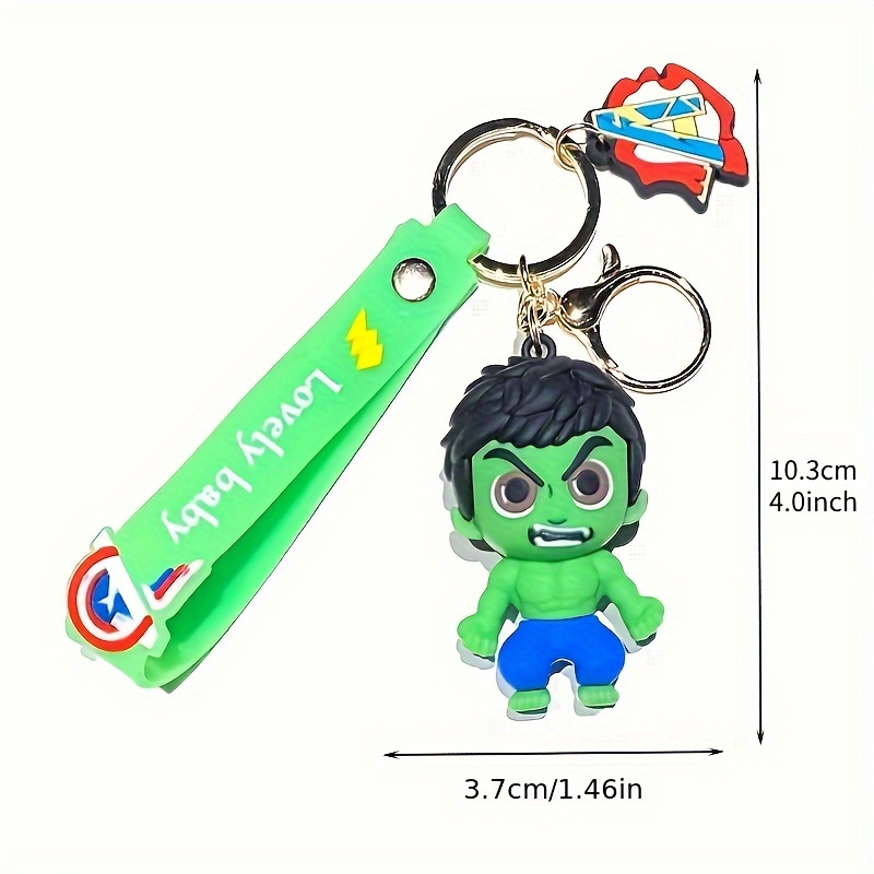 Avengers Super Hero Doll Car Keychain Iron Man Spider - Temu