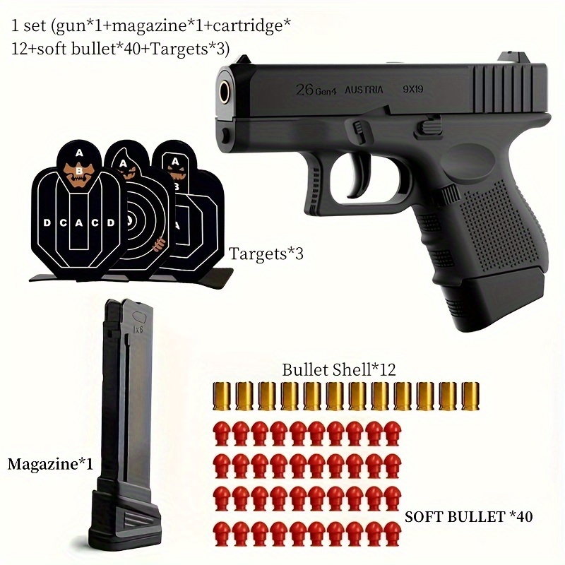 G26 Bullet Toy Gun Set - Temu South Africa