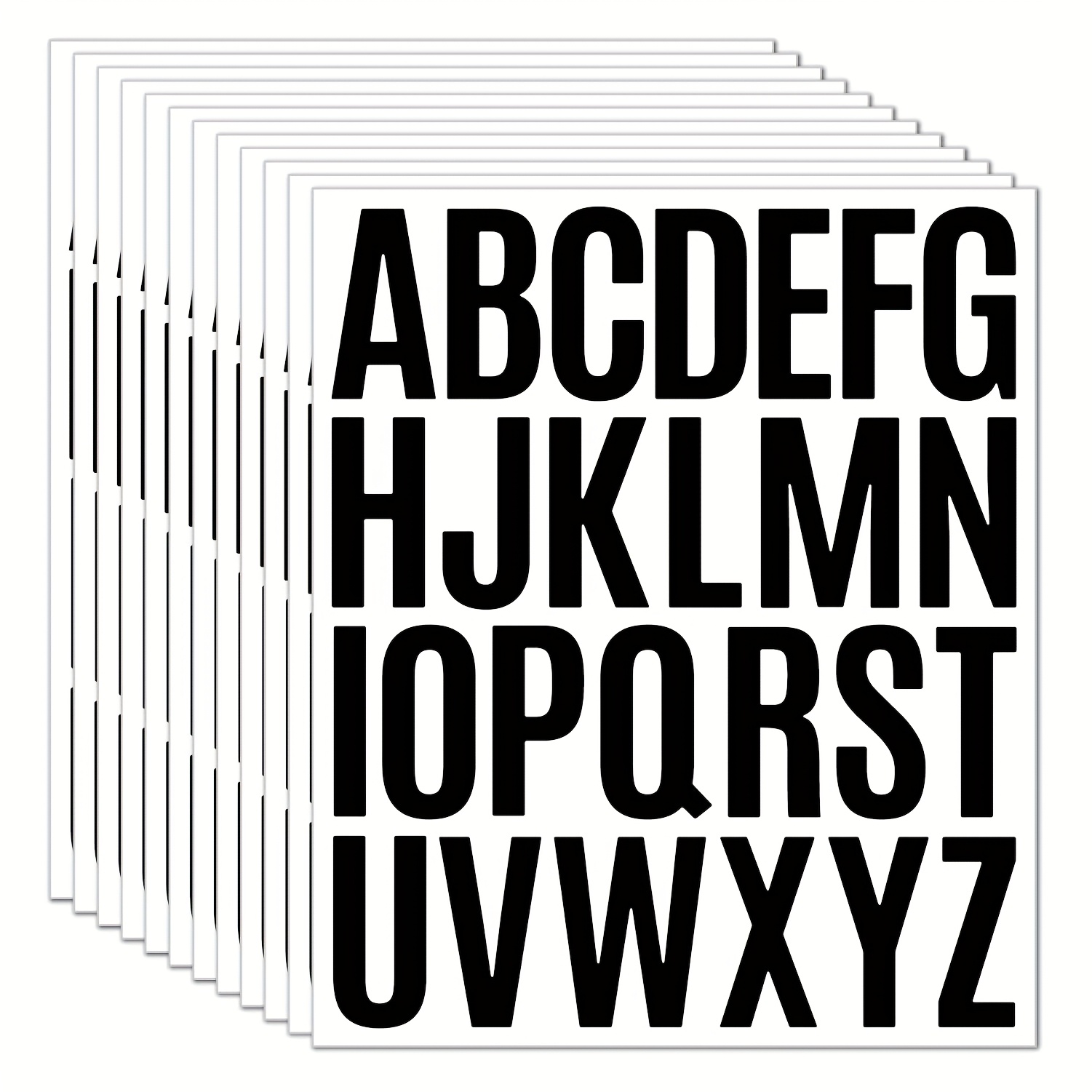 Black And White Bulletin Board Letters