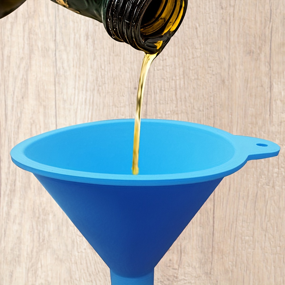 Silicone Funnel Set - Large & Small, Perfect For Kitchen Use With Oil ...