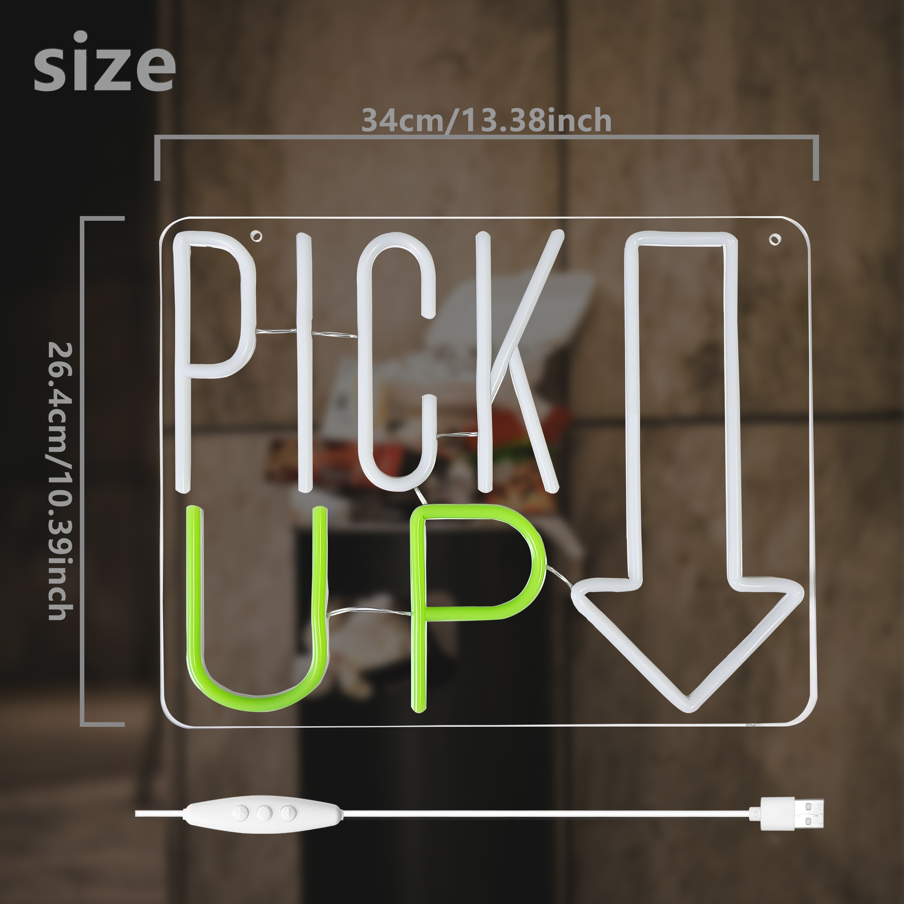 Versatile Led Neon Pick Sign Usb Powered Multi - Temu