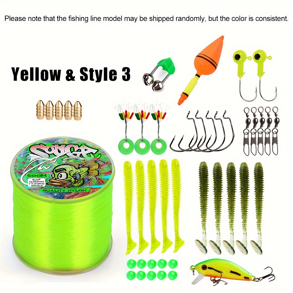 Sougayilang Fishing Line Bait Set Wear resistant Nylon Line - Temu Canada