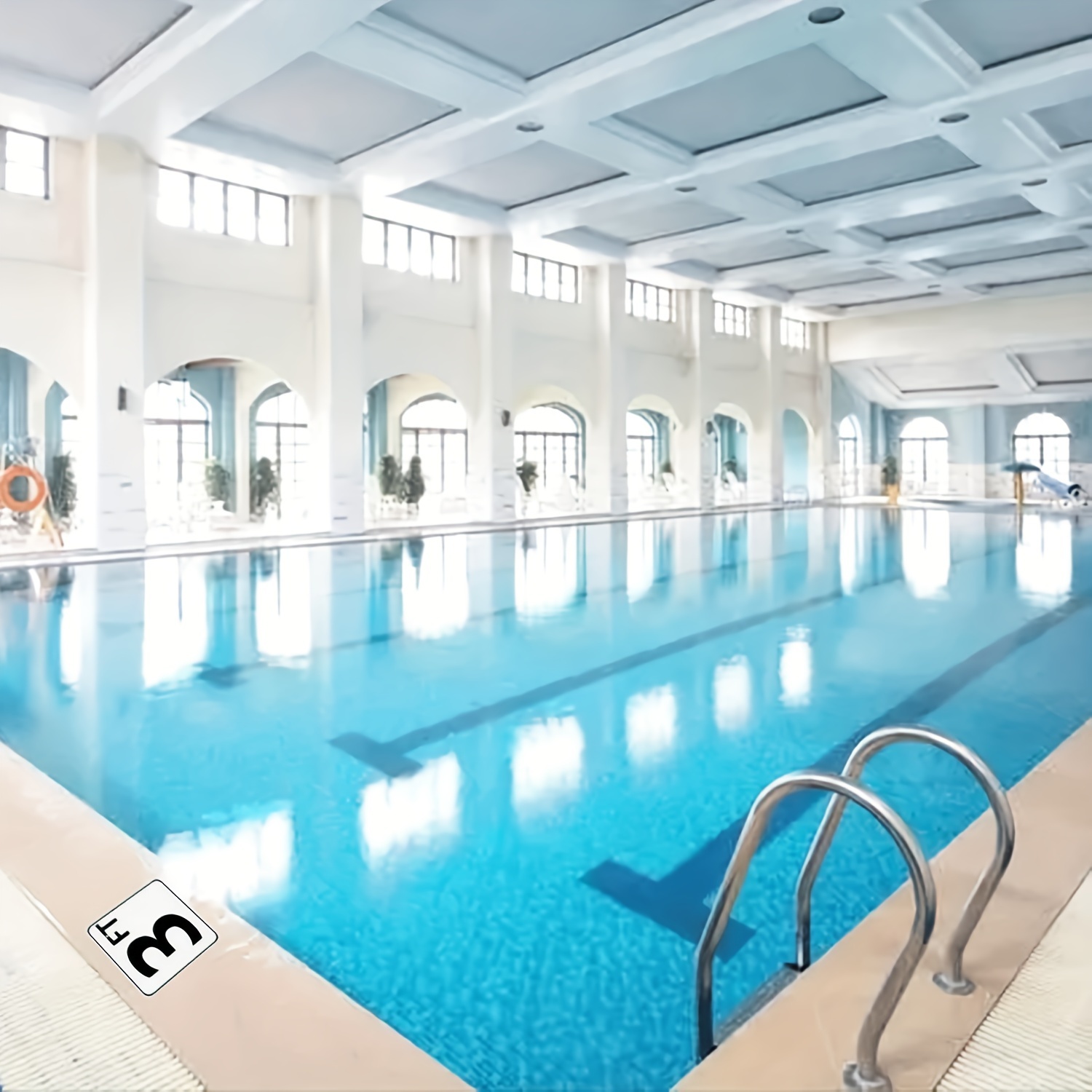 6-pack Pool Depth Markers - 3ft, 4ft, 5ft, 6ft Swimming & Diving ...