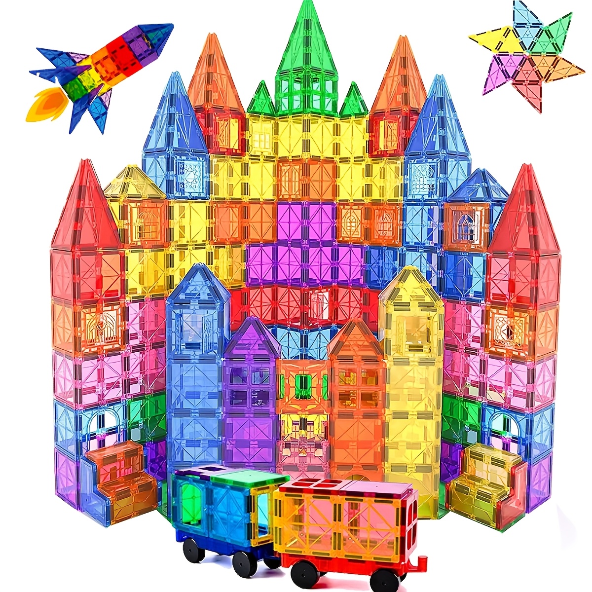 magnet blocks for kids sold on Temu United States