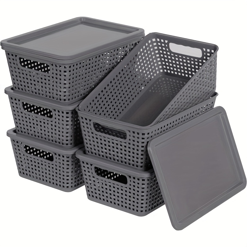 plastic storage containers with lids sold on Temu United States