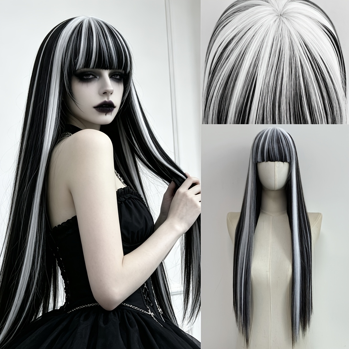 wigs white women sold on Temu Canada