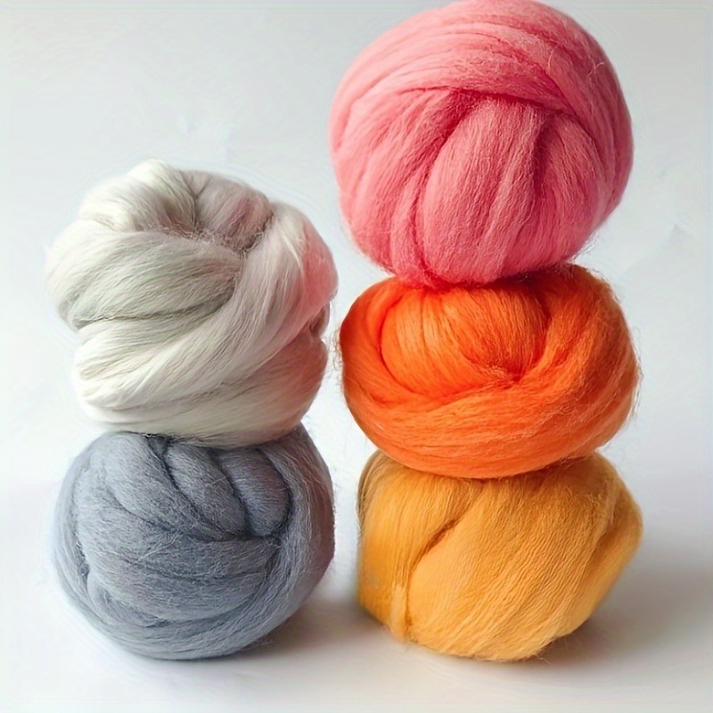 chunky wool yarn sold on Temu United States
