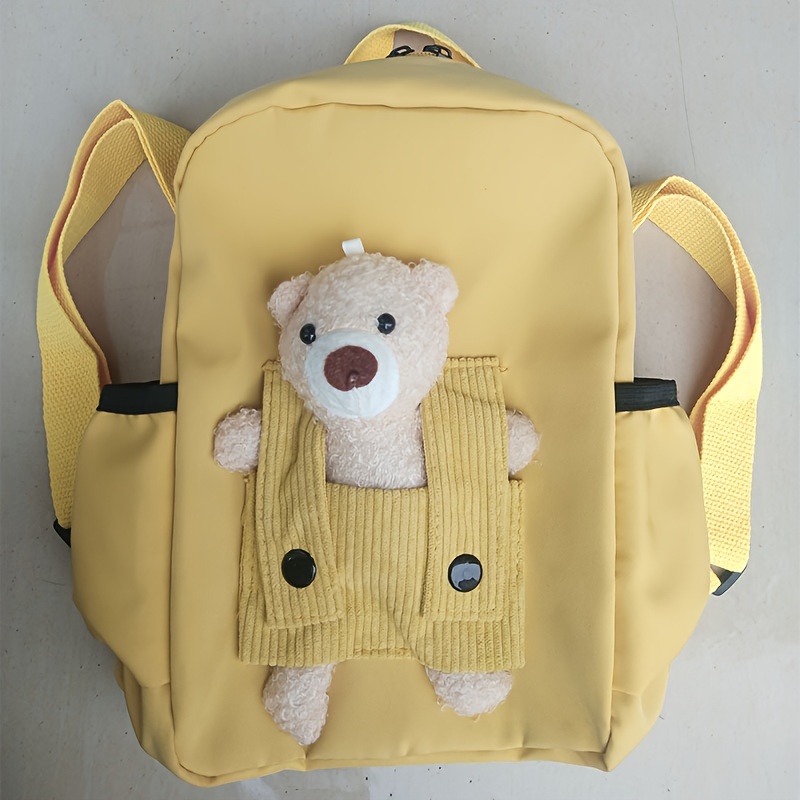 New Bear Backpack Boys Girls Backpack Cartoon Cute Going - Temu United ...