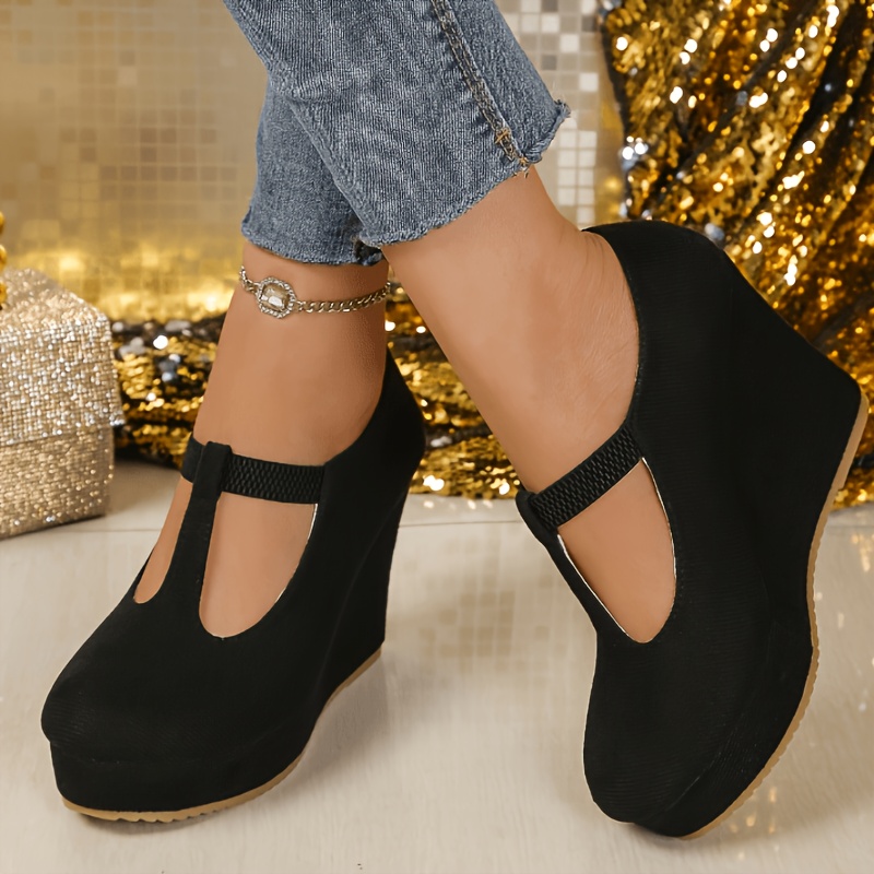 block heel platform pumps - Nigeria