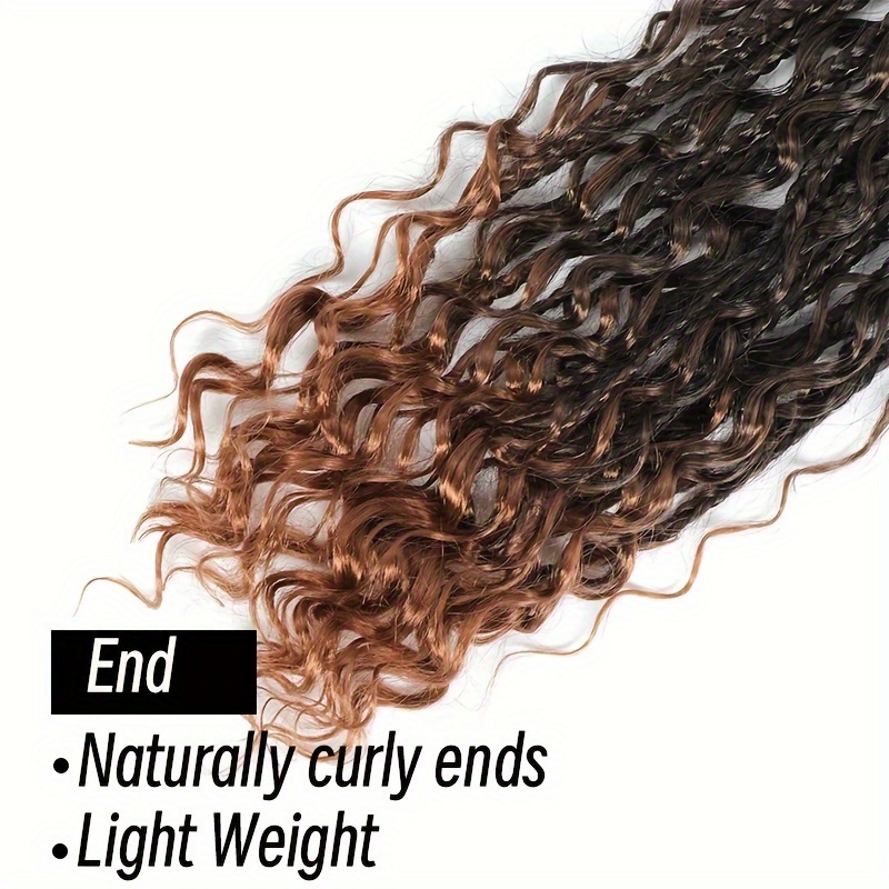 Women's Goddess Box Braids With Curly Ends - 14 Inch 8packs Crochet ...