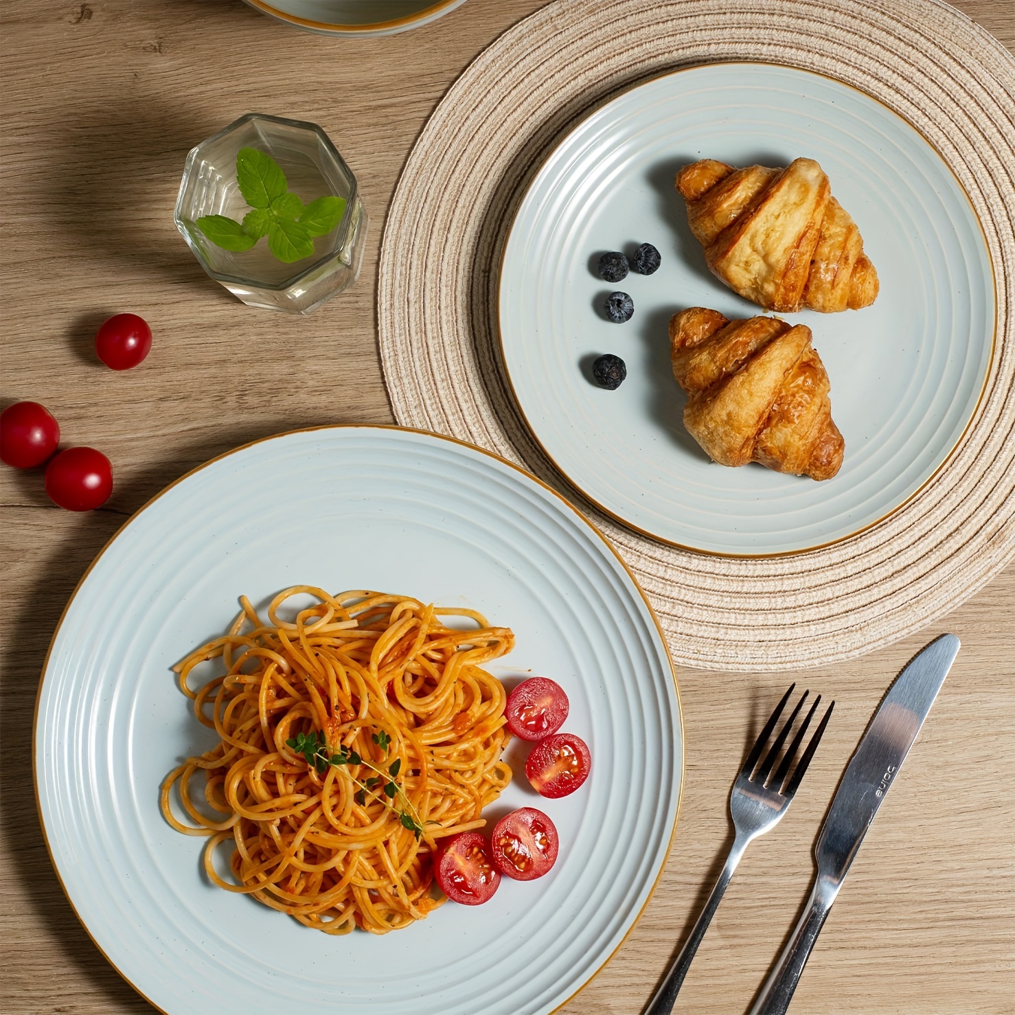 Dinner Plates Set Microwave Dishwasher Safe Sturdy Stackable - Temu