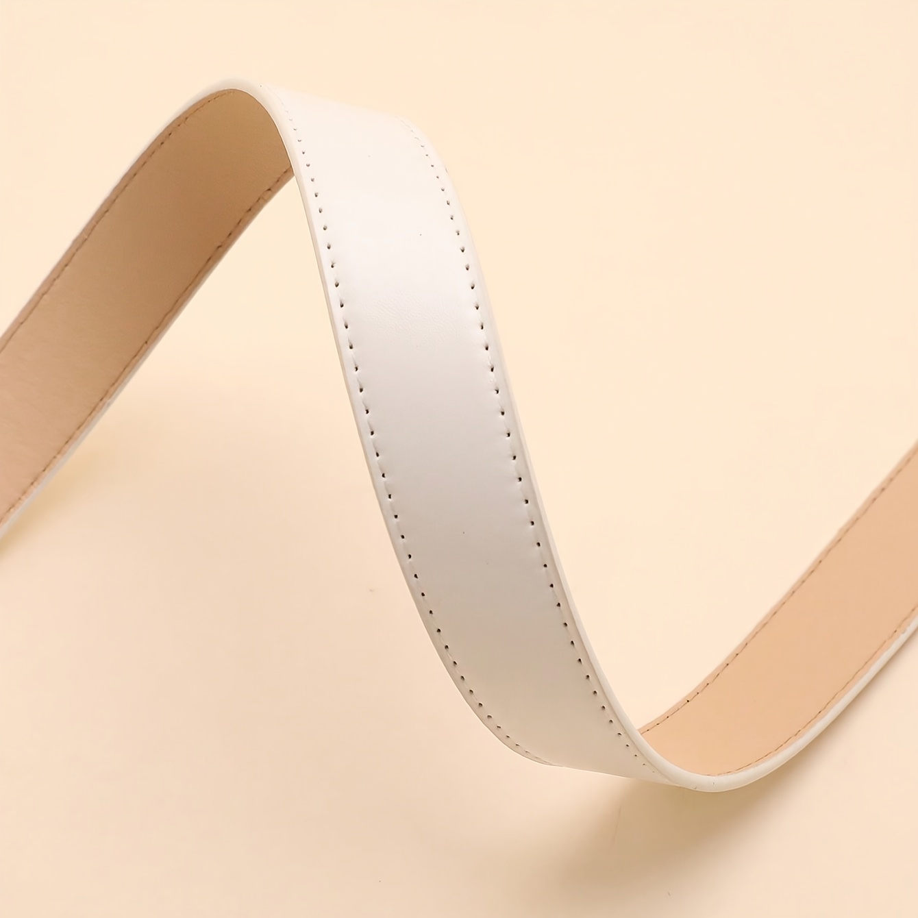 classic square le belt simple solid color pu - {region_name}