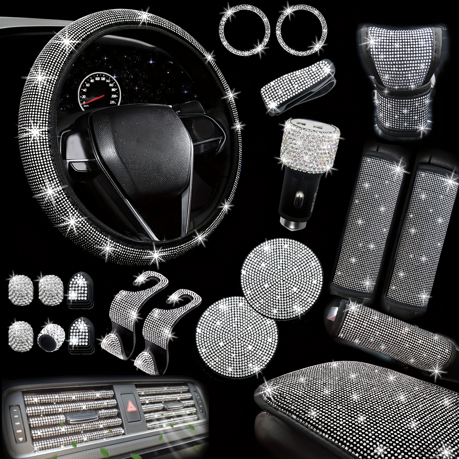 car accessories sold on Temu United States