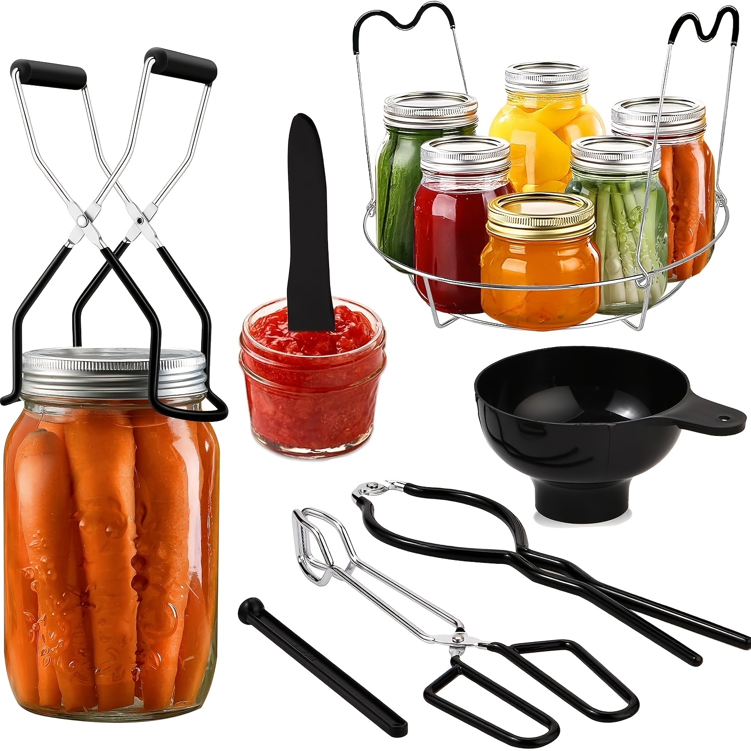 canning supplies sold on Temu United States
