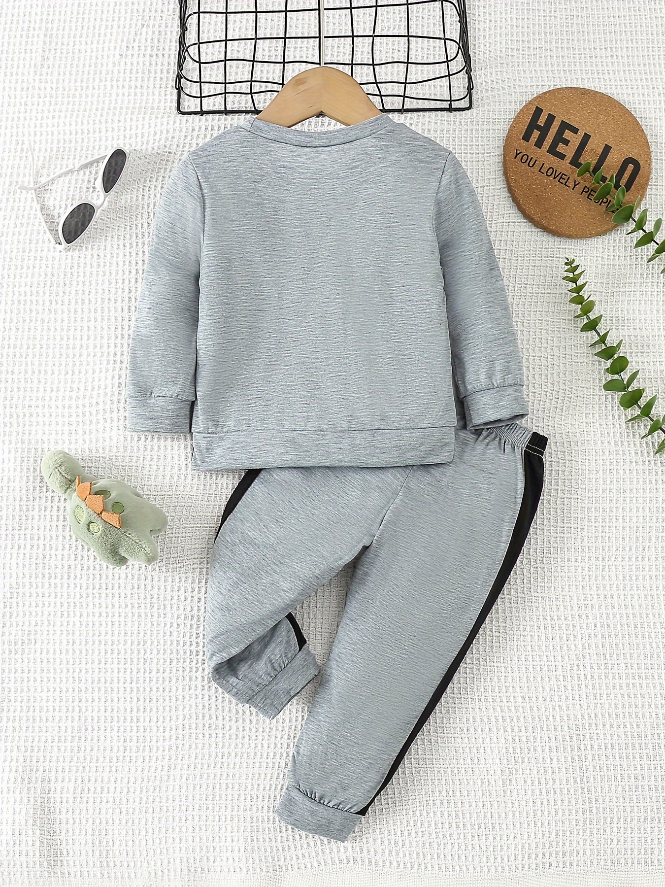 Boys Loungewear Set Colorful Splicing Dinosaur Skeleton - Temu Australia