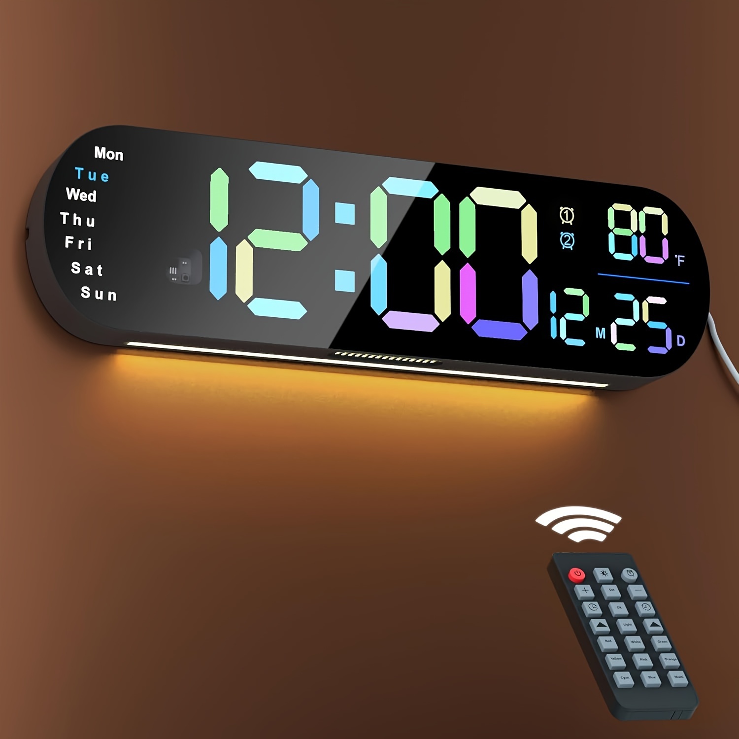 wall clocks sold on Temu United States