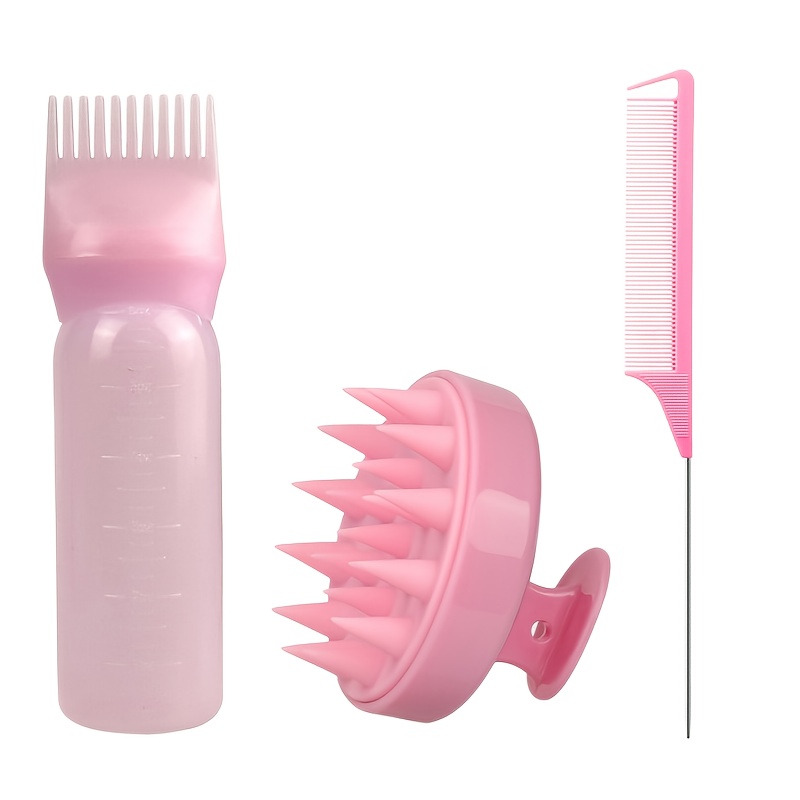 hair oil applicator and massager sold on Temu United States