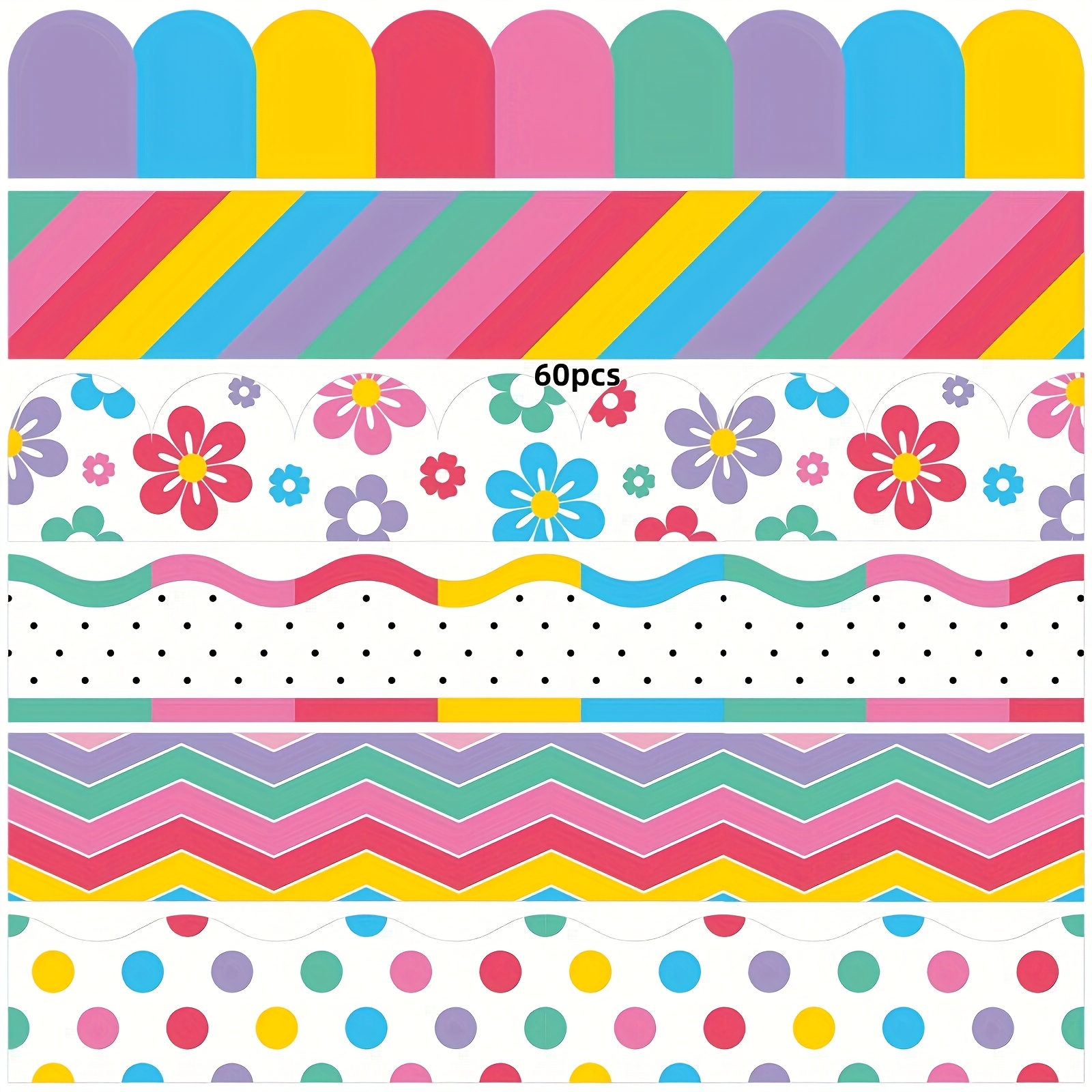 bulletin board borders sold on Temu Canada