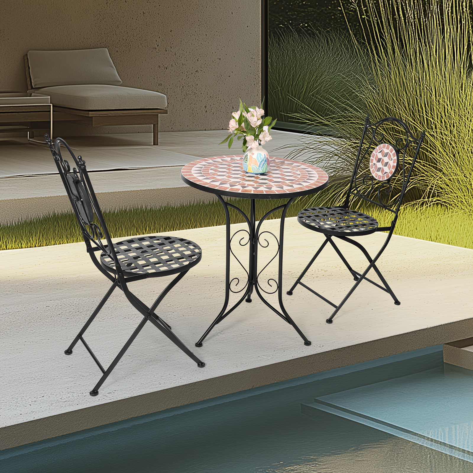 tables and chairs sold on Temu United States